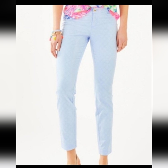 Lilly Pulitzer | Pants & Jumpsuits | Lilly Pulitzer Womens Light Blue ...
